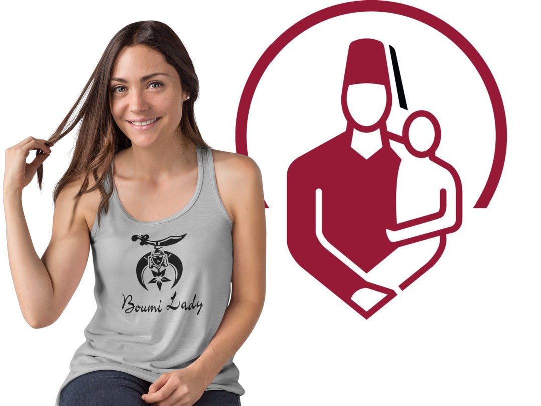 Shriner Women's Racerback Tank - Boumi Lady - Womens Tank Top ...