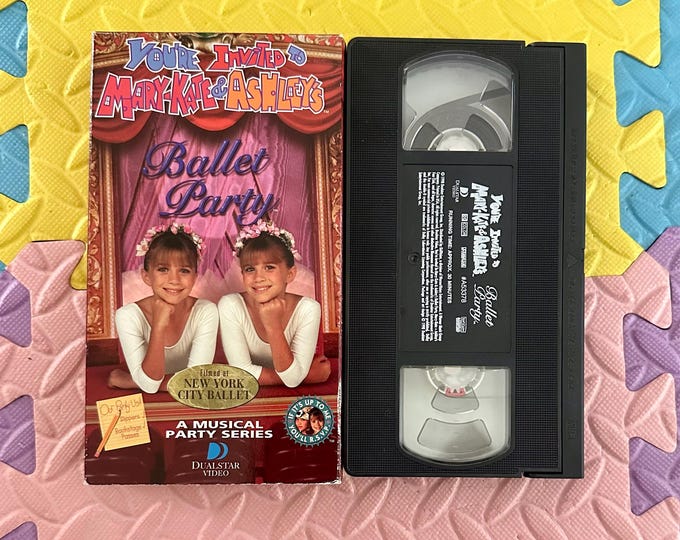 Vintage 90’s You’re Invited to Mary Kate & Ashley’s “ballet Party” VHS ...