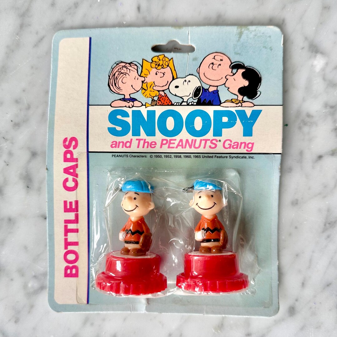 Vintage Snoopy and the Peanuts Gang Charlie Brown Bottle Caps, Never ...