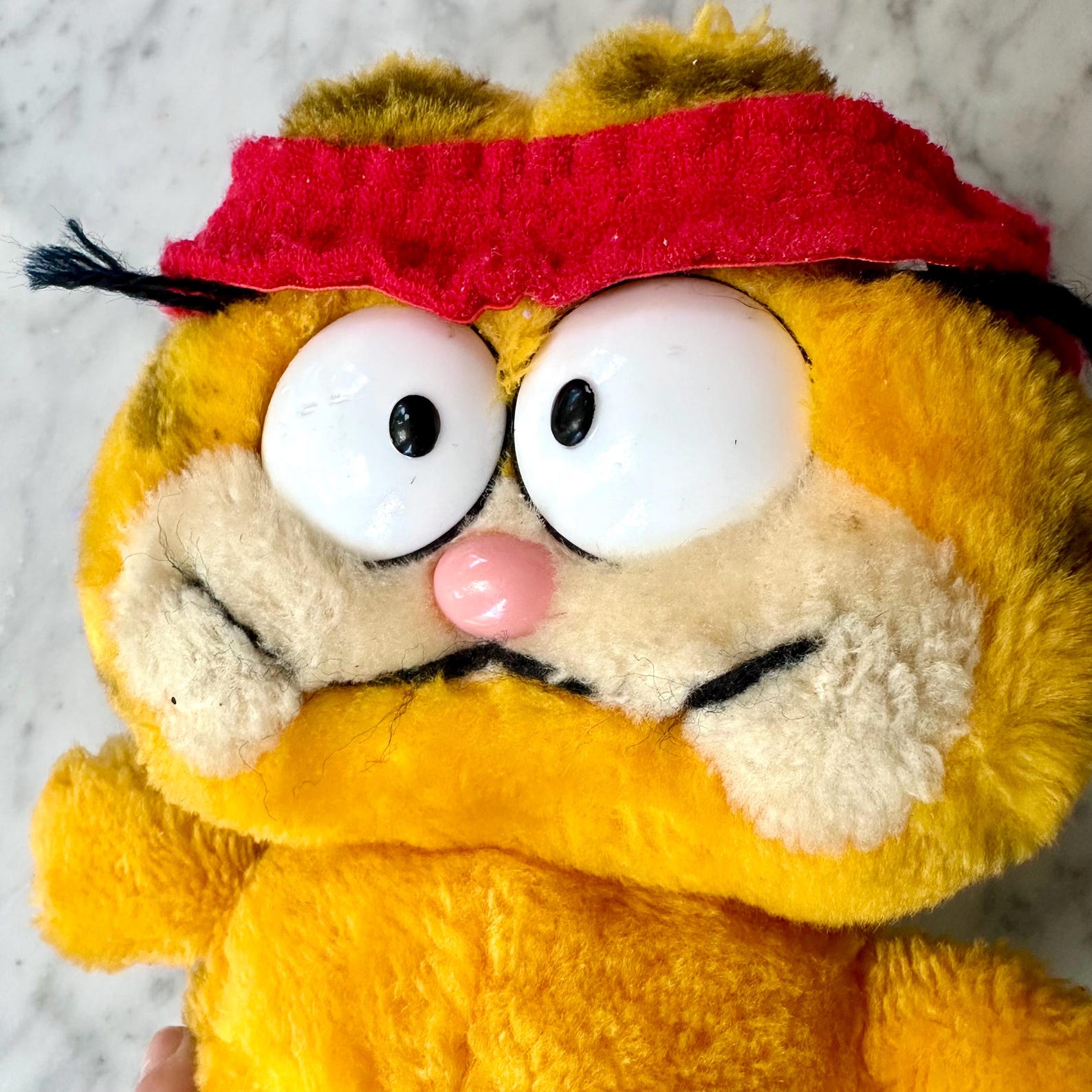 Vintage 80’s Garfield Workout Plush - Etsy