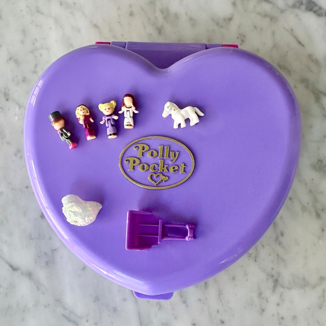 Vintage 1994 Polly Pocket Wonderful Musical Wedding Party Working With ...
