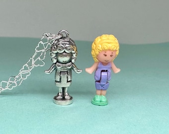 Princess Polly Pocket Necklace/ Nostalgic Funny Handmade Jewelry/ 90s ...