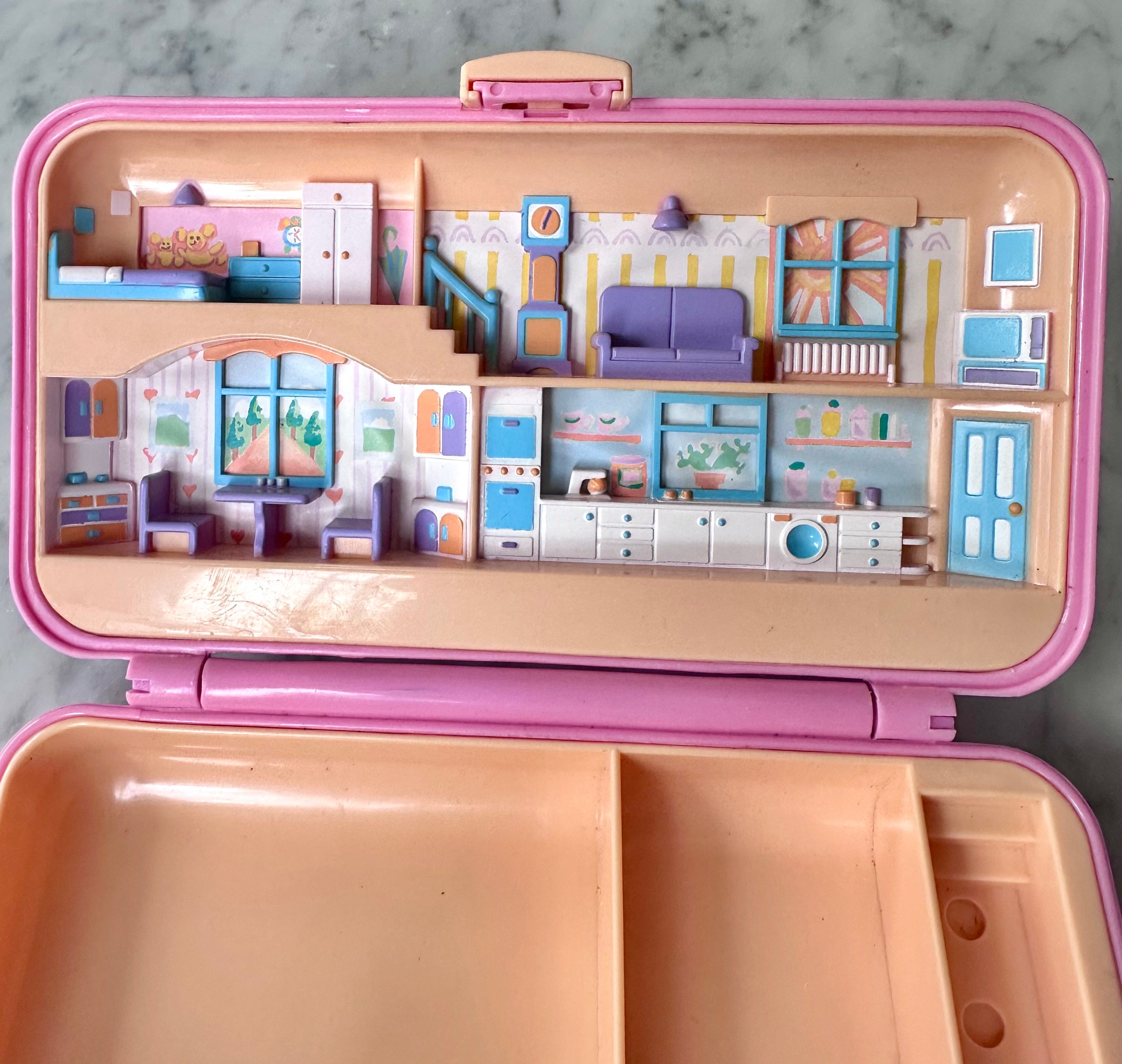 Vintage 1990 Polly Pocket Pretty Hair Playset With Dolls and ...