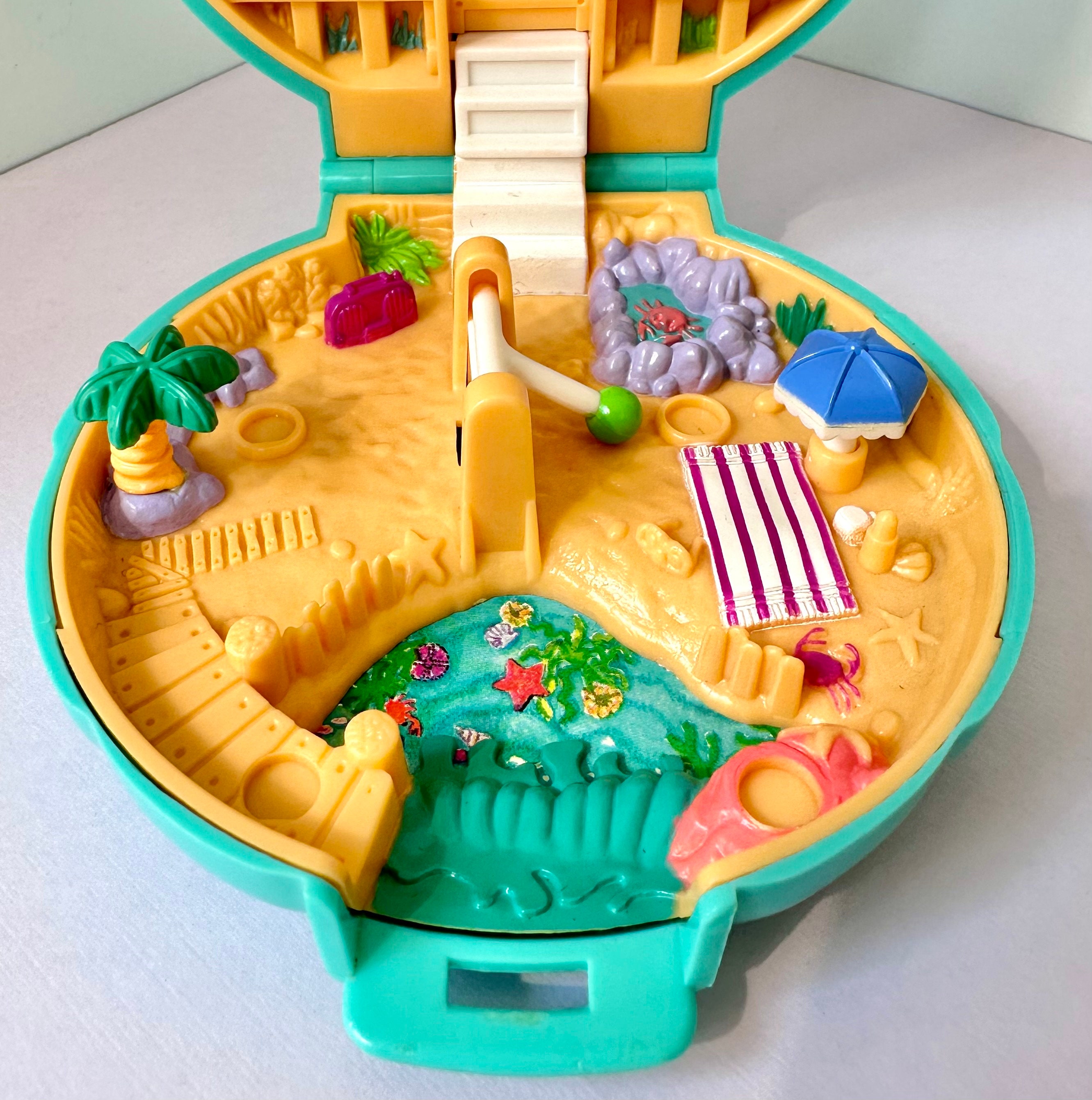 Vintage 1989 Polly Pocket Beach Party 100% Complete - Etsy