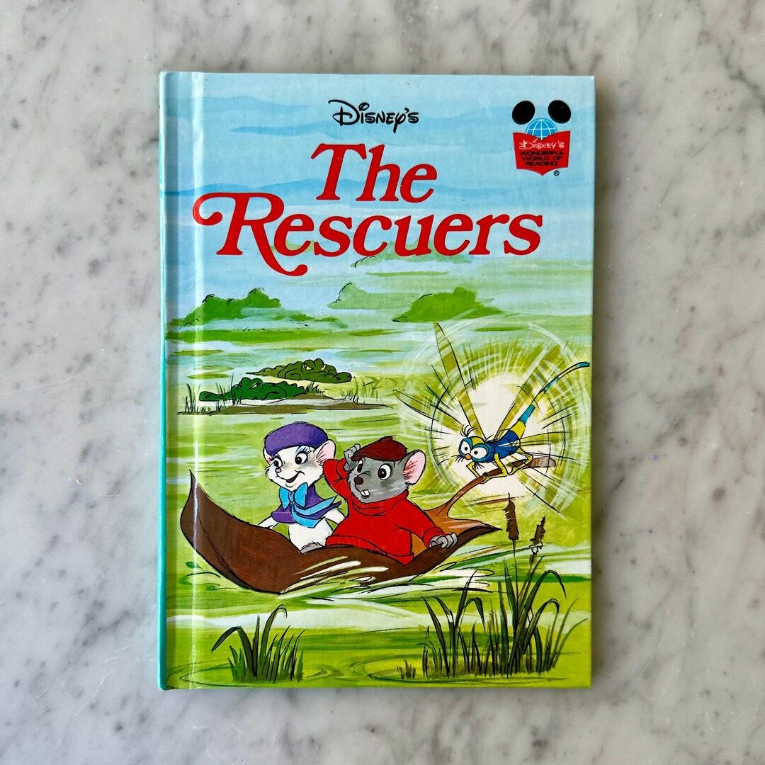 Vintage 1977 Disneys the Rescuers Storybook - Etsy