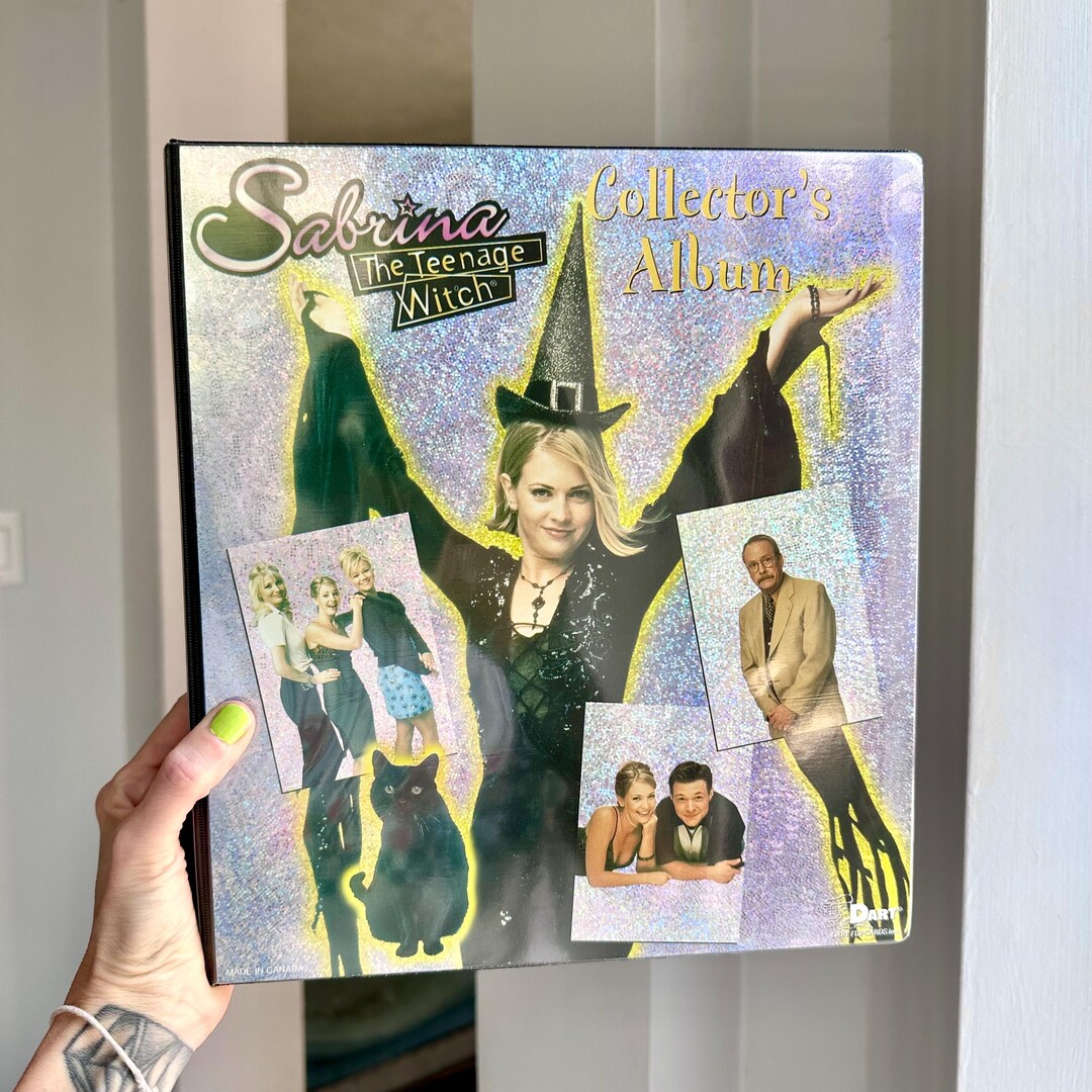 Vintage 90’s Sabrina the Teenage Witch Trading Card Binder Album in New ...