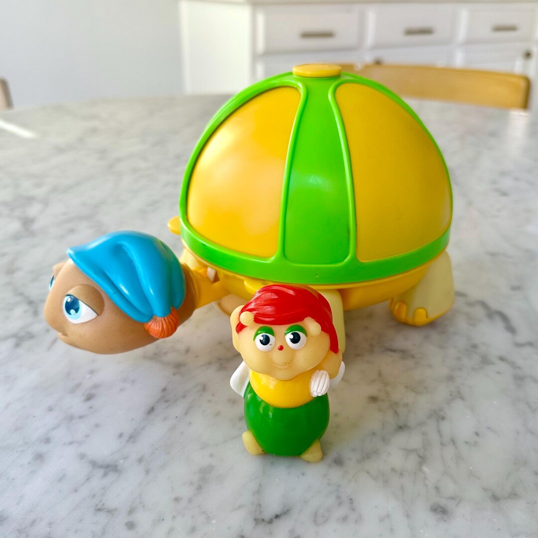 RARE Vintage 1985 Hasbro glo Turtle & His Friend Glo Hopper-goo Worm ...