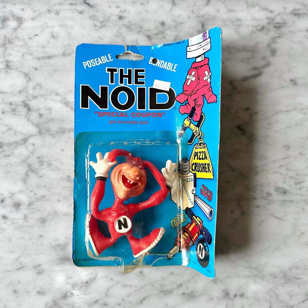 Vintage 1986 Bendable Dominos Noid Action Figure-never Opened - Etsy