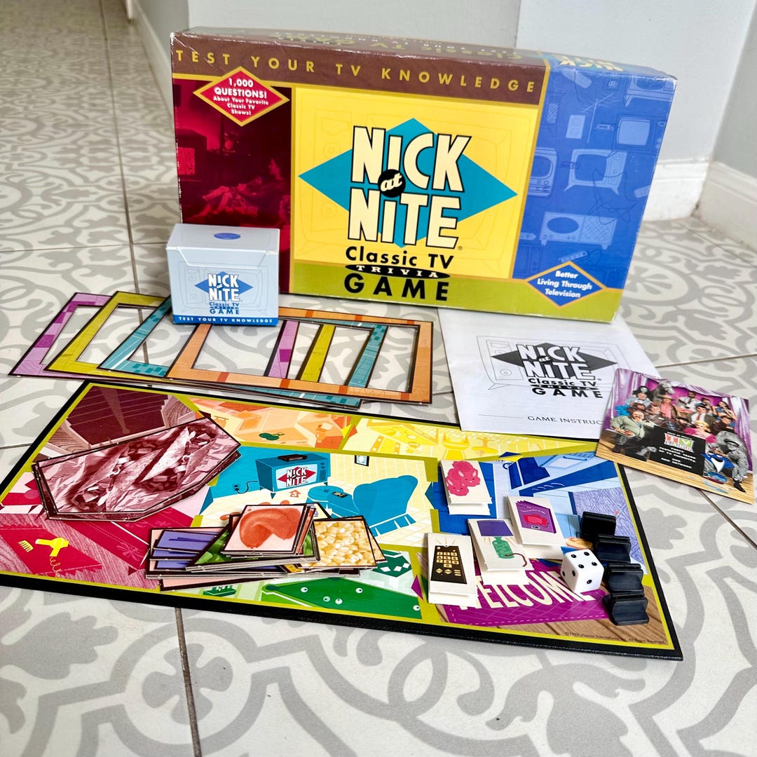 Vintage 1998 Nick at Nite Board Game - Etsy