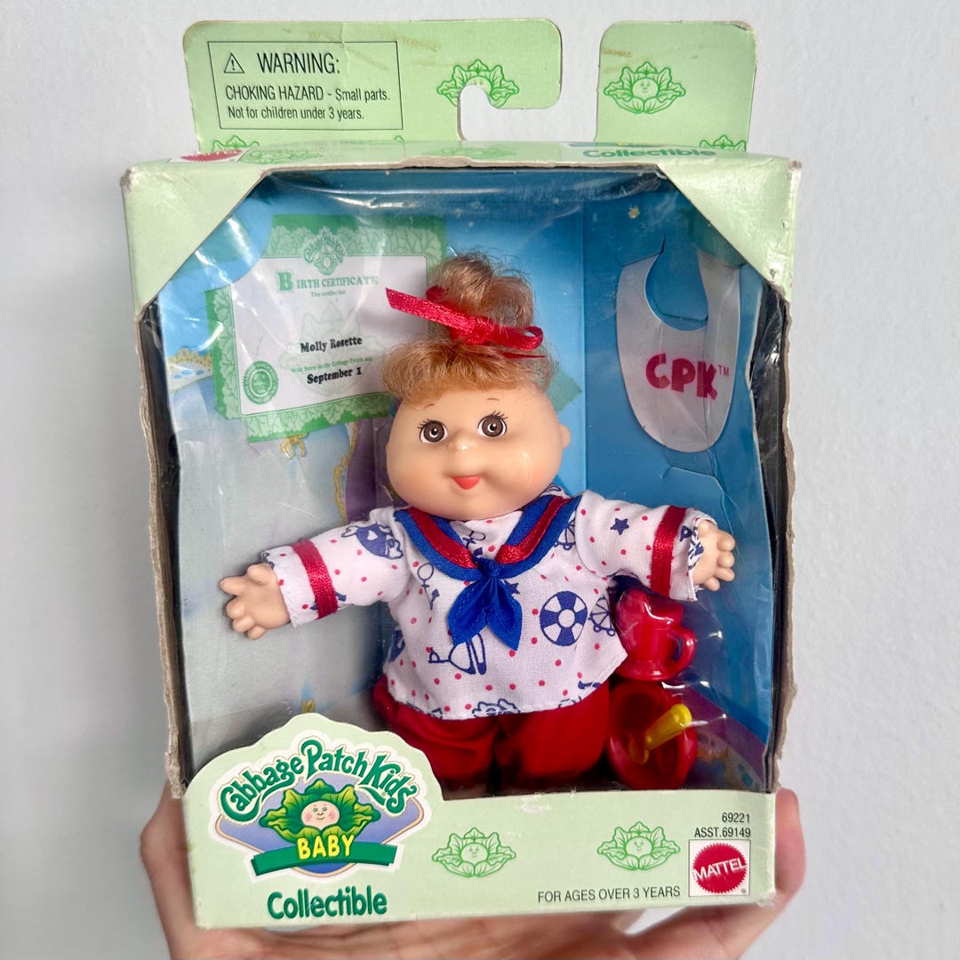 Vintage 1995 Cabbage Patch Kids Baby Collectible in Box - Etsy