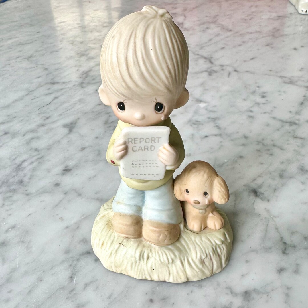 Vintage 1978 Precious Moments god Understands Porcelain Figurine - Etsy