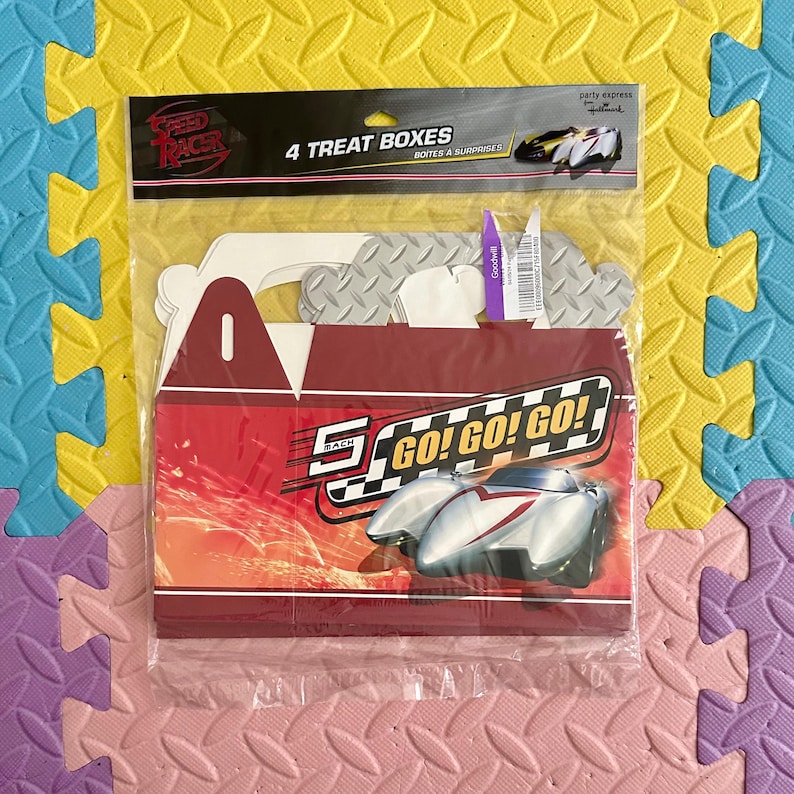 Vintage Speed Racer Treat Boxes-4 Pack - Etsy