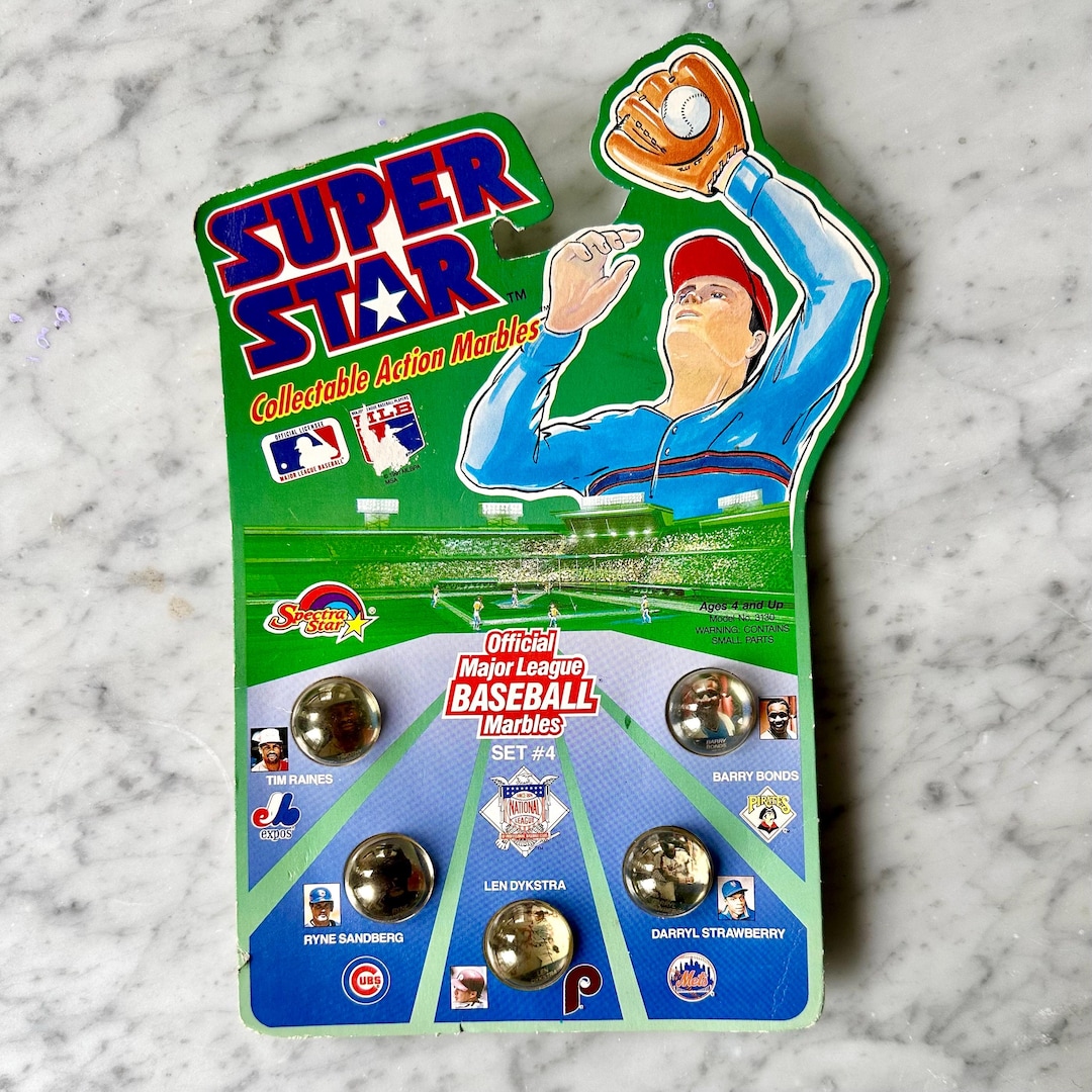 Vintage 1990 Super Star MLB Marbles Set #4 New in Packaging - Etsy