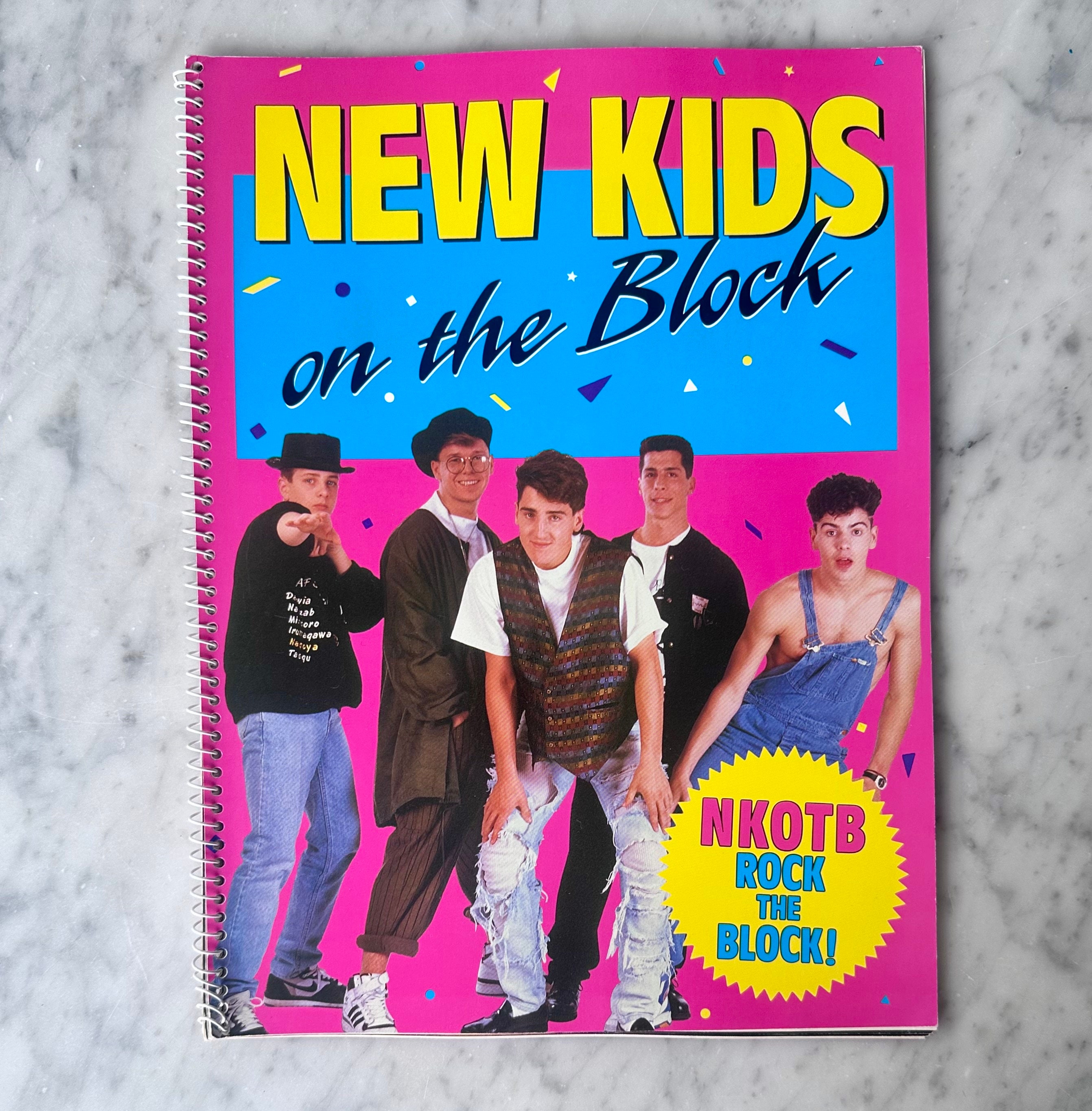 Vintage 1990s NKOTB New Kids on the Block rock the Block Book - Etsy