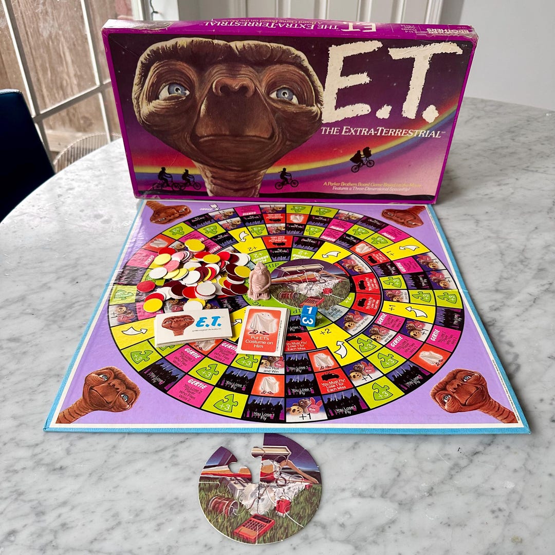 Vintage 1982 E.T. Board Game PLEASE READ - Etsy