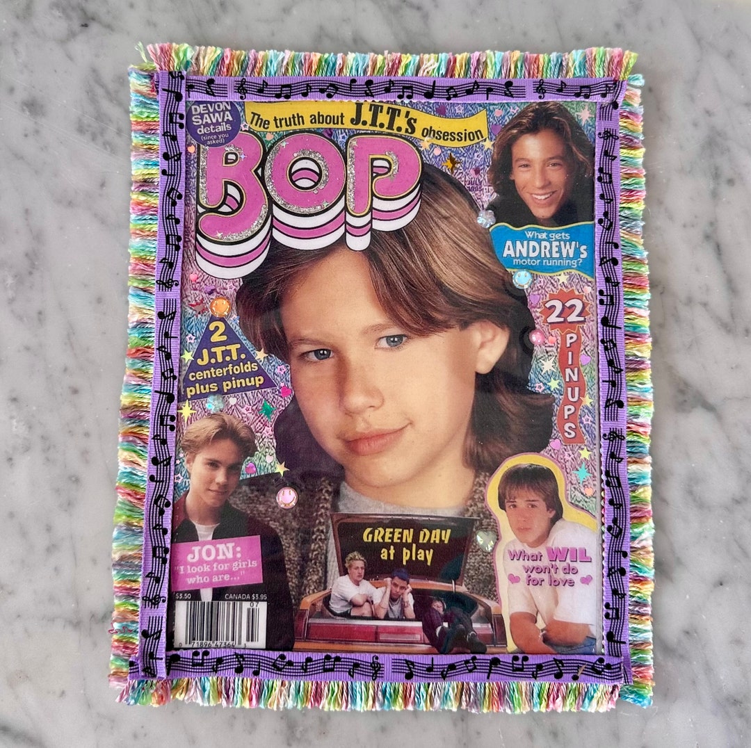 Vintage 90’s BOP Magazine JTT Resin Wall Art - Etsy
