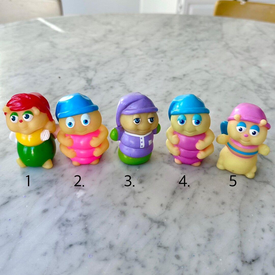 Vintage 80s Hasbro Glo Worm Finger Puppet-you Pick - Etsy