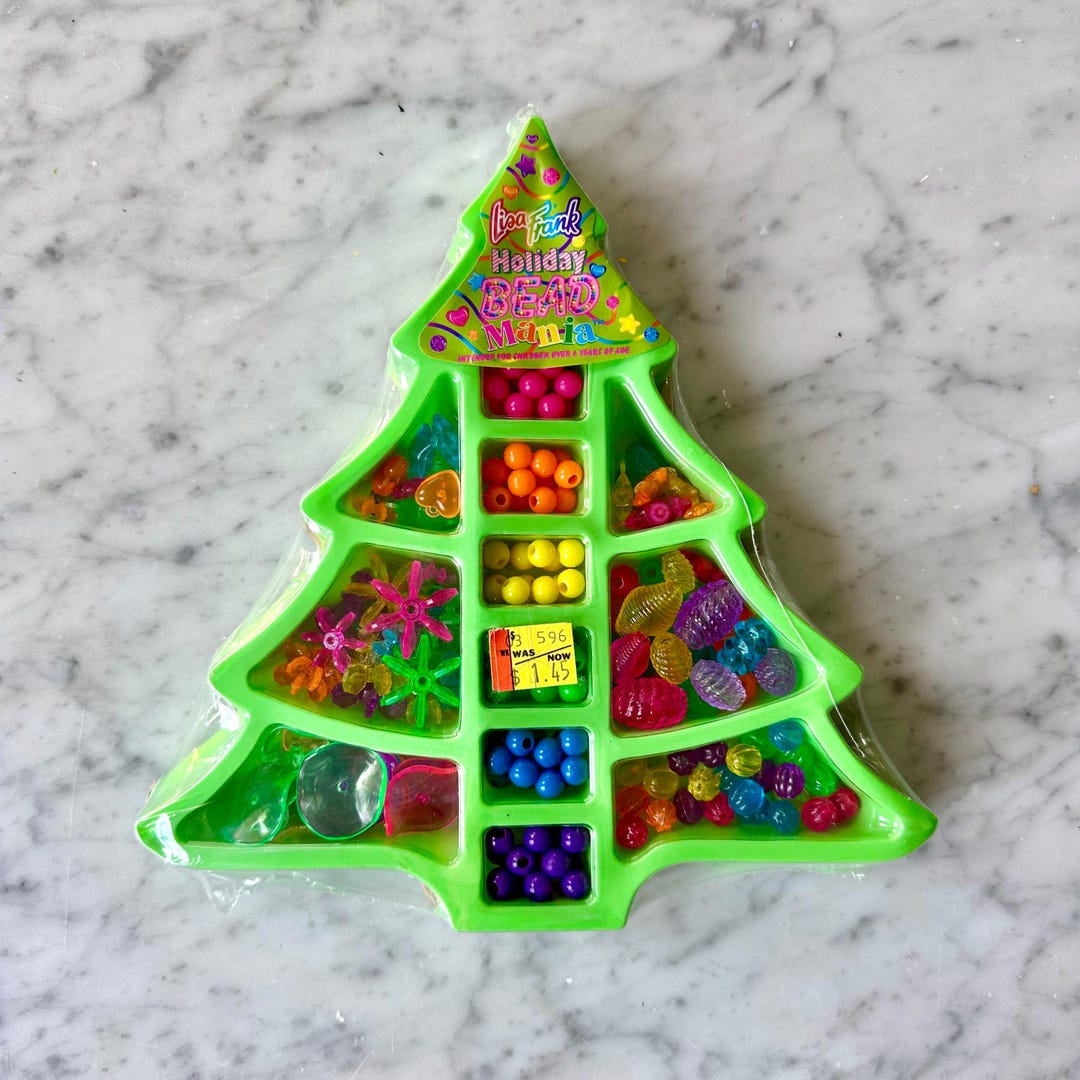 Vintage 90’s Lisa Frank Holiday Bead Mania, Sealed - Etsy