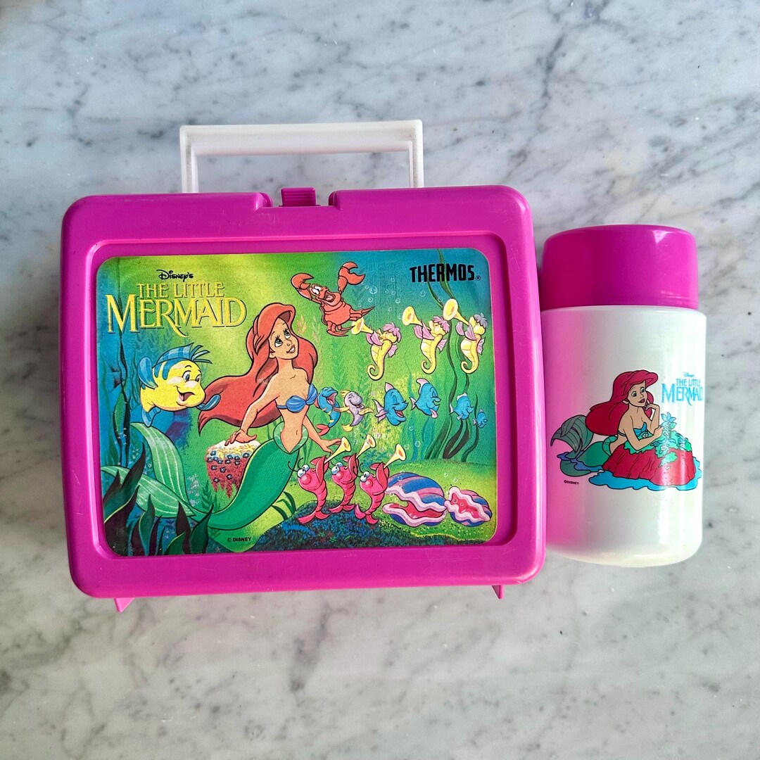Vintage 90’s Disney’s the Little Mermaid Lunchbox and Thermos - Etsy