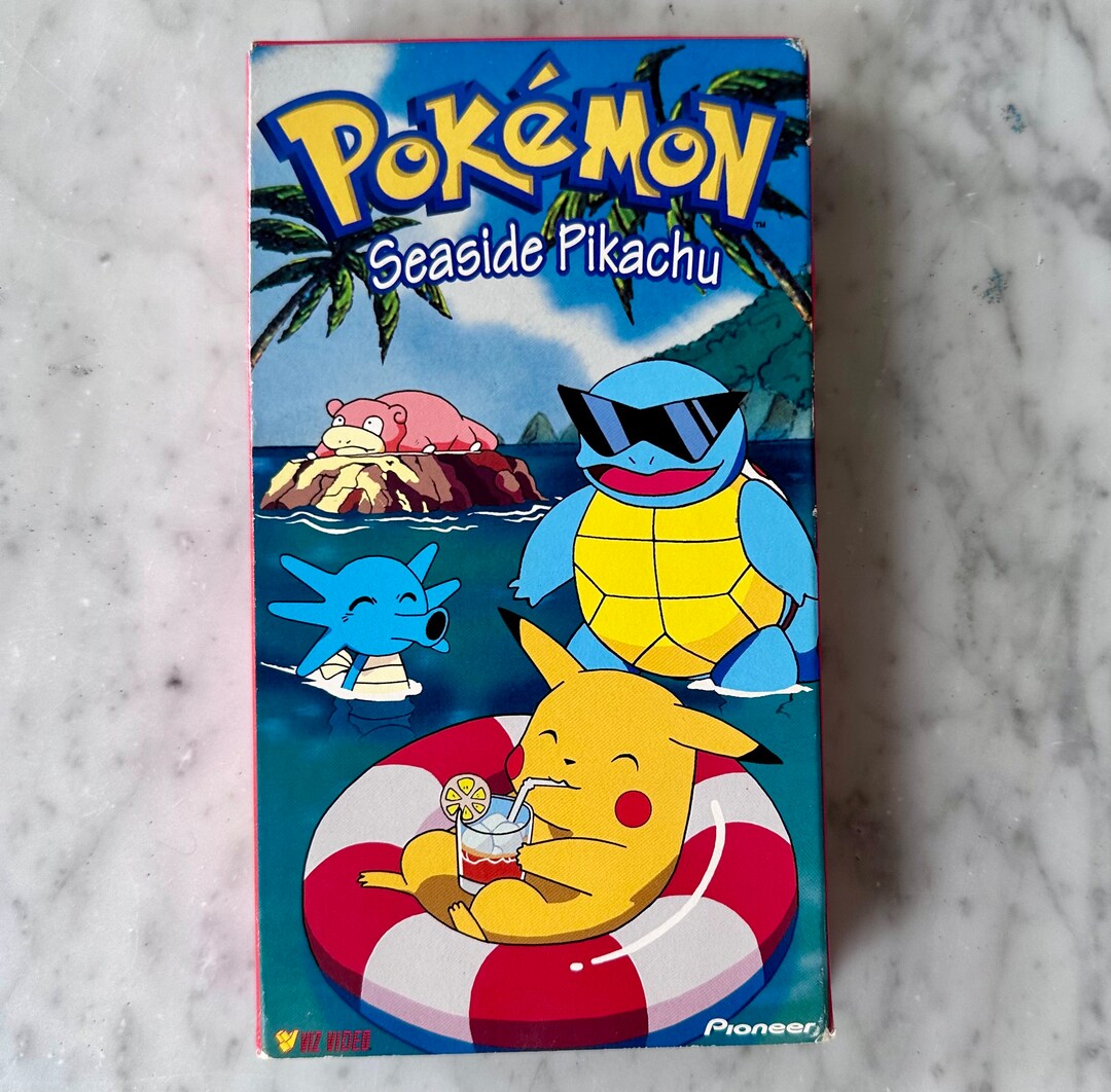 Vintage 1997 Pokémon Seaside Pikachu VHS Movie - Etsy
