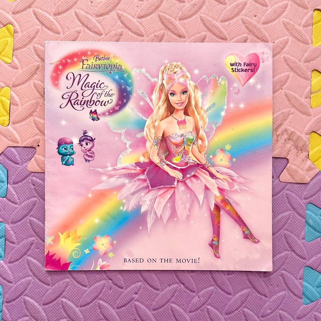 Barbie Fairytopia Magic of the Rainbow Book Bibble - Etsy