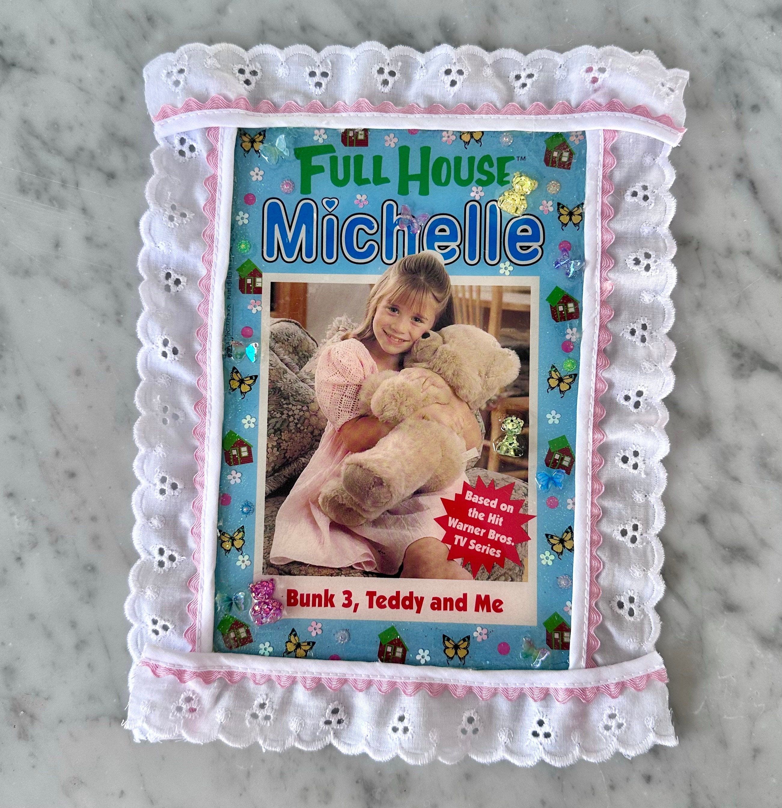 Vintage 90s Full House Michelle Tanner Book Resin Wall Art - Etsy