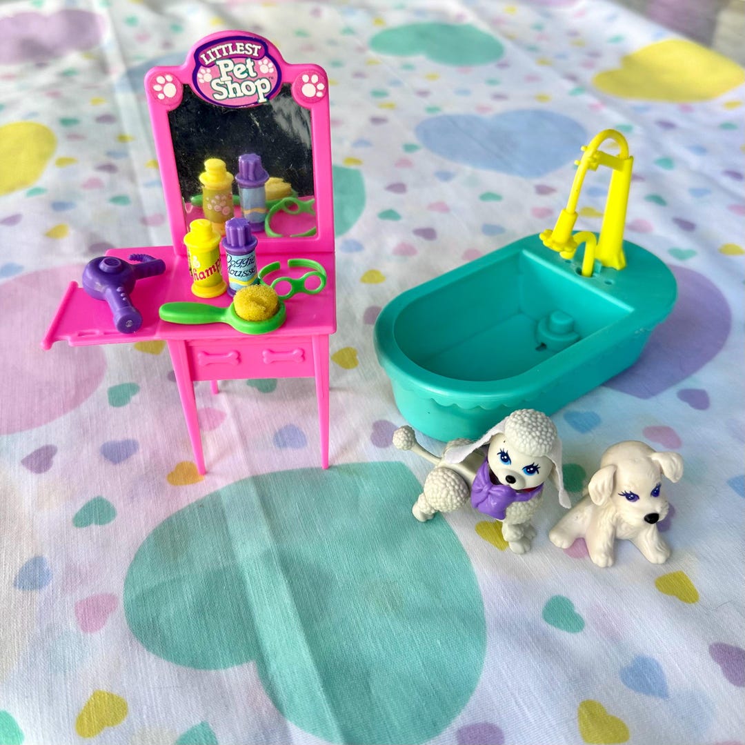 Vintage 1993 Kenner Littlest Pet Shop Splash Happy Puppies - Etsy