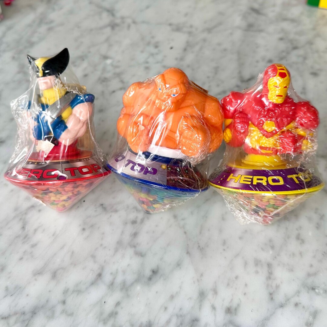 Vintage 1995 Marvel X-men Wolverine, Fantastic Four, and Iron Man Set ...