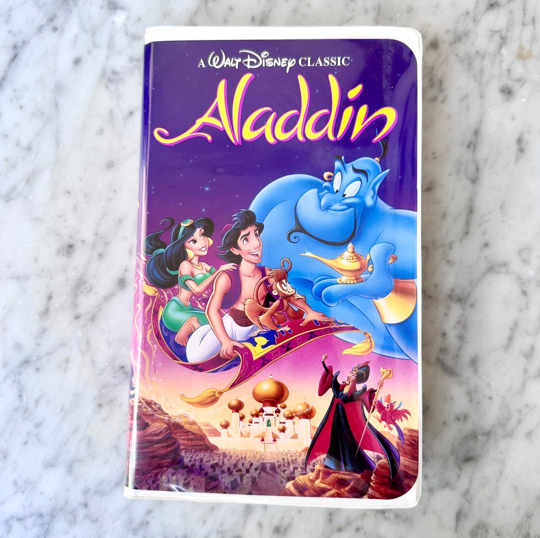 Vintage Walt Disneys Aladdin VHS Movie - Etsy