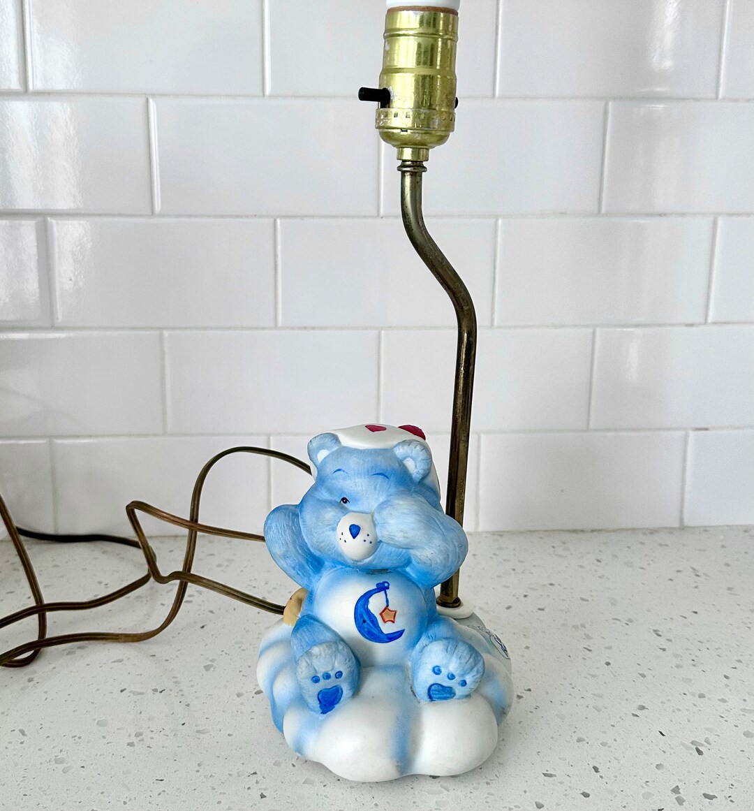 Vintage 1983 American Greeting Ceramic Care Bears Bedtime Bear Lamp - Etsy