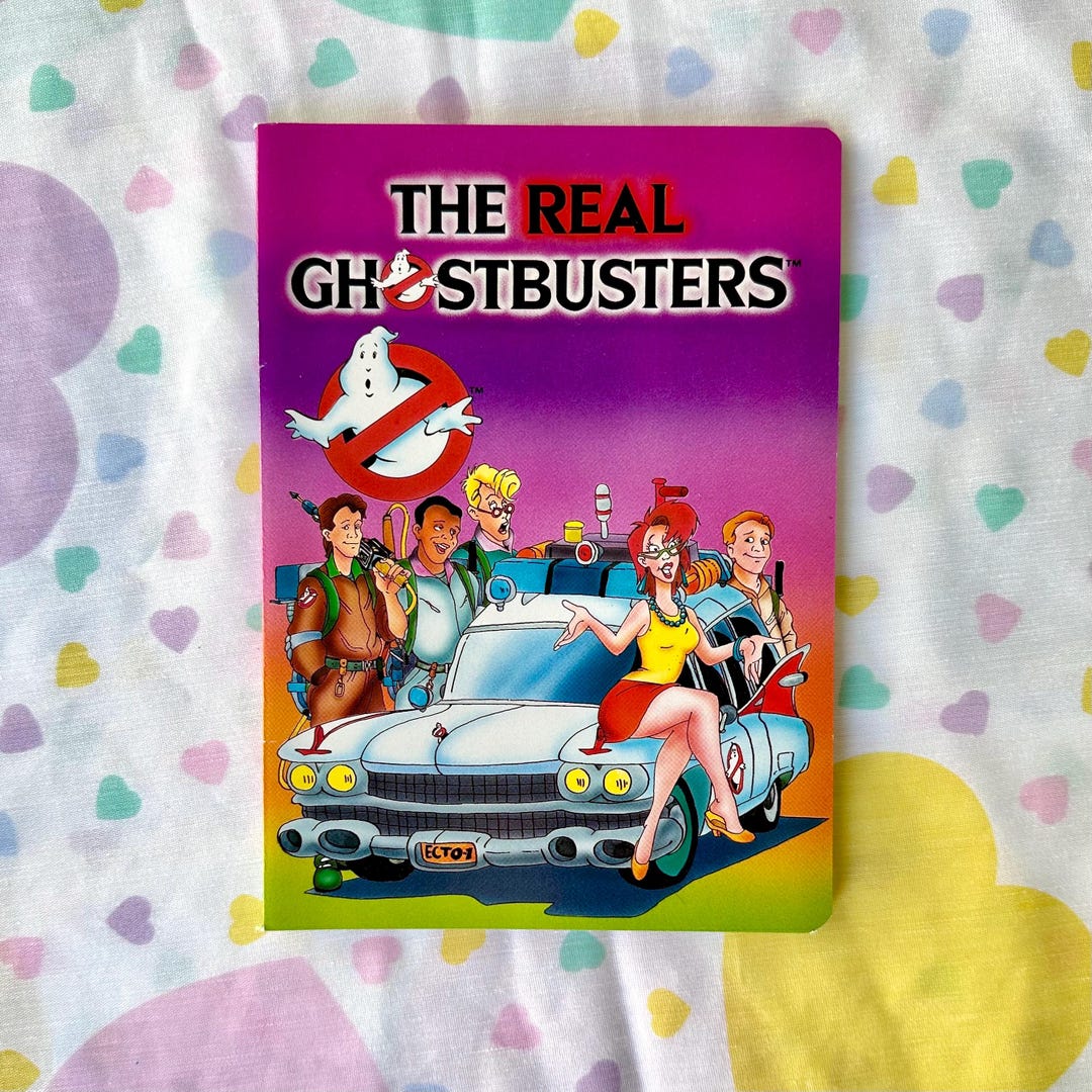 Vintage Rare 1989 Italian the Real Ghostbusters Notebook Columbia ...
