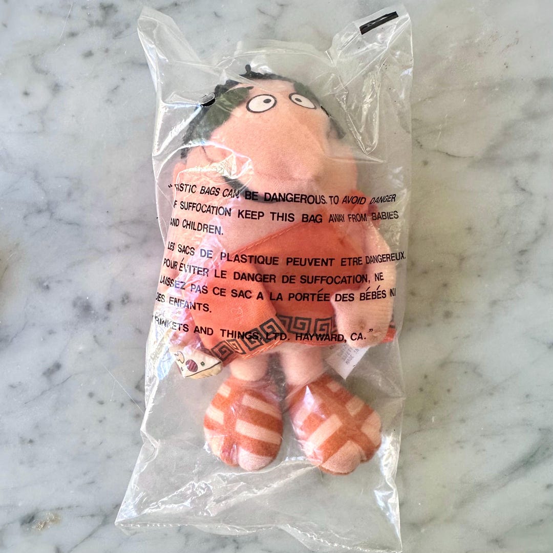Vintage 1990 Little Caesars Pizza Plush Seared in Package - Etsy