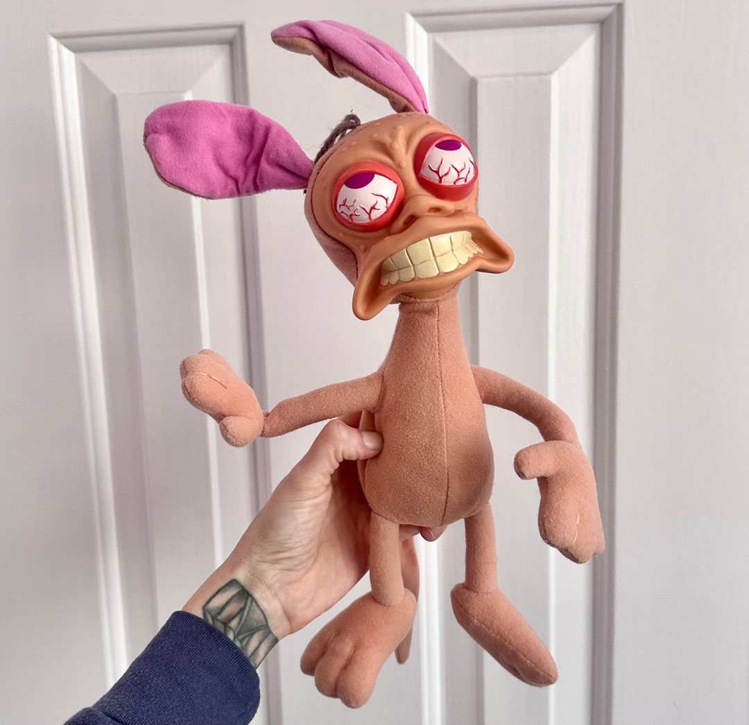 Vintage 1992 Nickelodeon Ren & Stimpy Farting Ren Doll SNICK no Sound ...