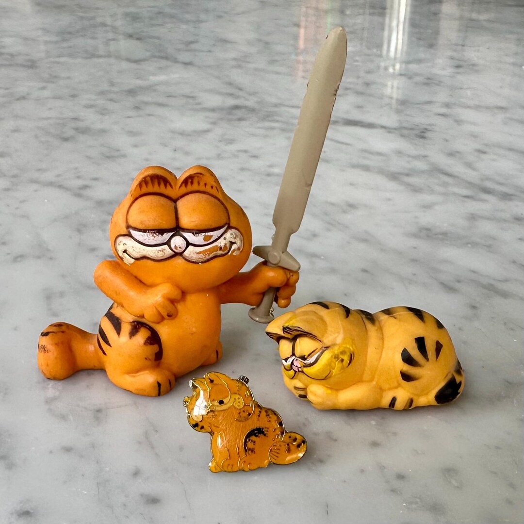 Vintage Garfield Figures and Pin-you Choose - Etsy