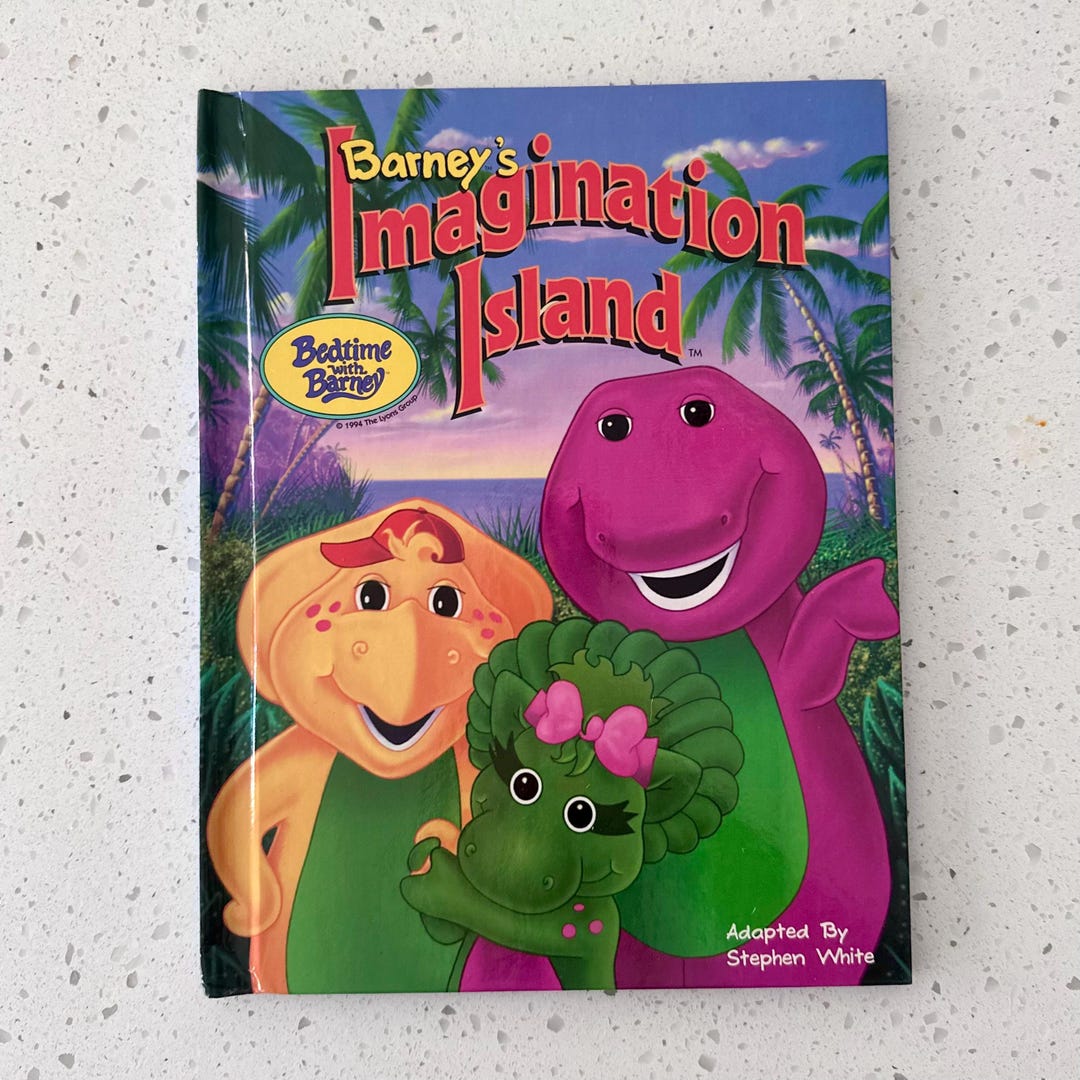 90s Barney Imagination Island Bedtime Stories - Etsy