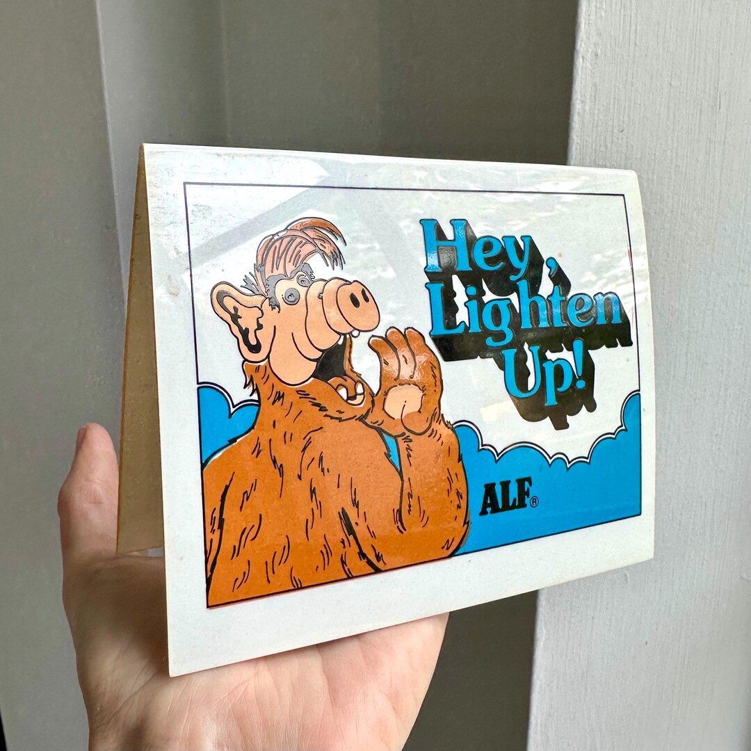 Vintage 1987 ALF “hey, Lighten Up” Table Tent - Etsy