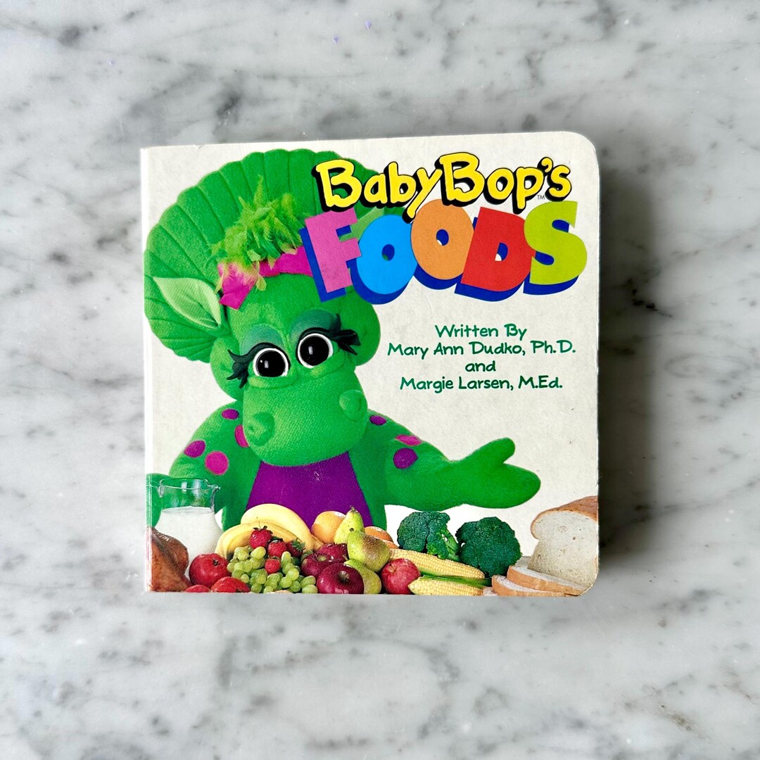 Vintage 1994 Barney Baby Bop’s Foods Board Book - Etsy