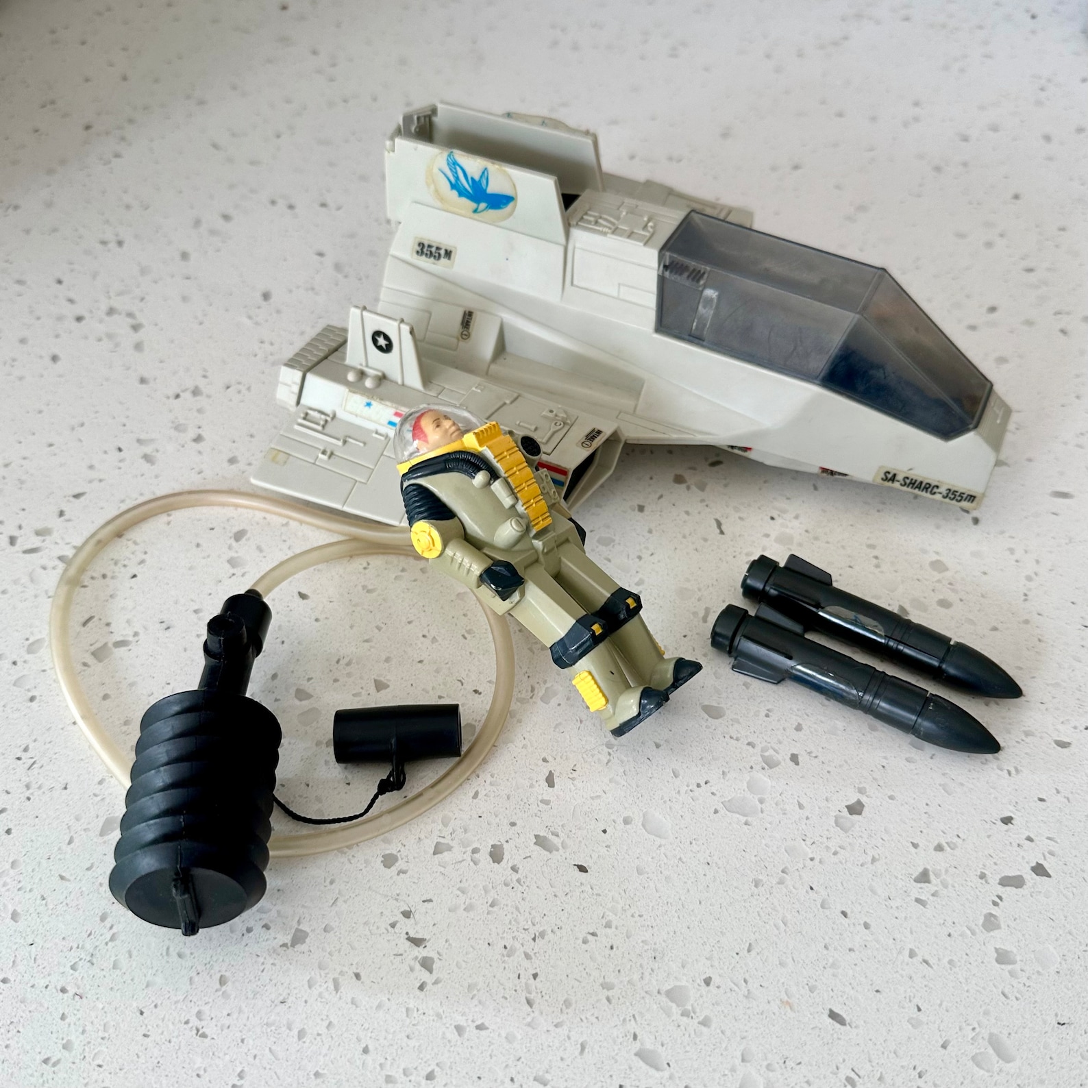 Vintage 1984 G.I. Joe SHARC With Deep Six Figure - Etsy