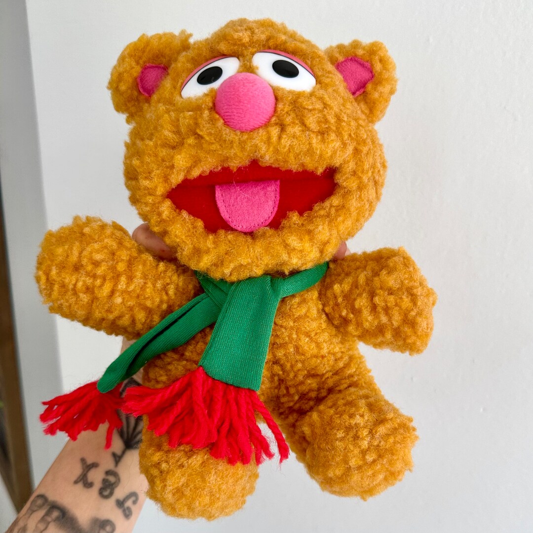 Vintage 1987 Mcdonald’s Holiday Muppet Babies Fozzy Bear Plush Christmas Jim Henson - Etsy