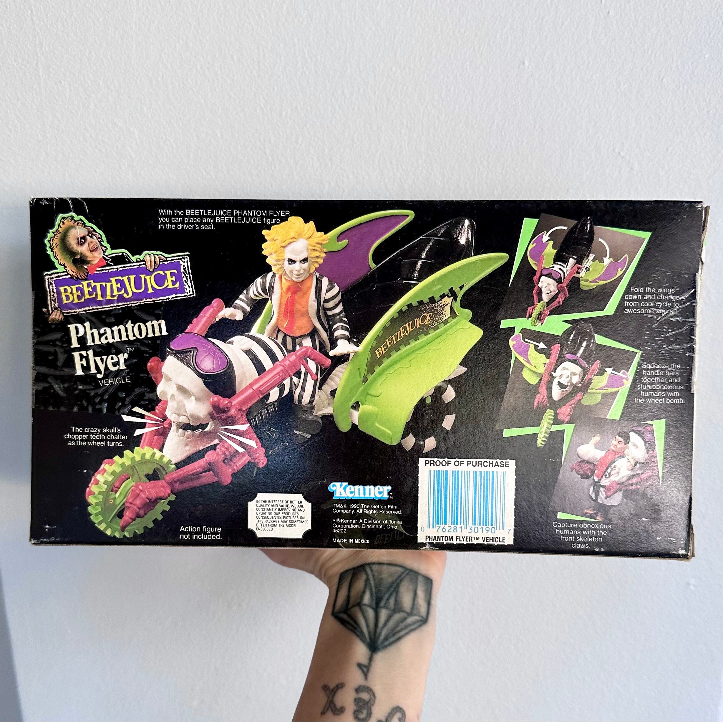 Vintage 1989 Tim Burton Beetlejuice Phantom Flyer Car New in Box - Etsy