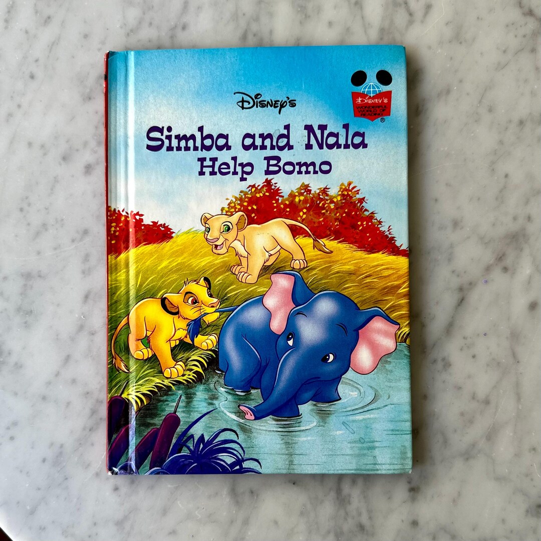 Vintage Disney’s Simba and Napa Help Bomo Storybook - Etsy