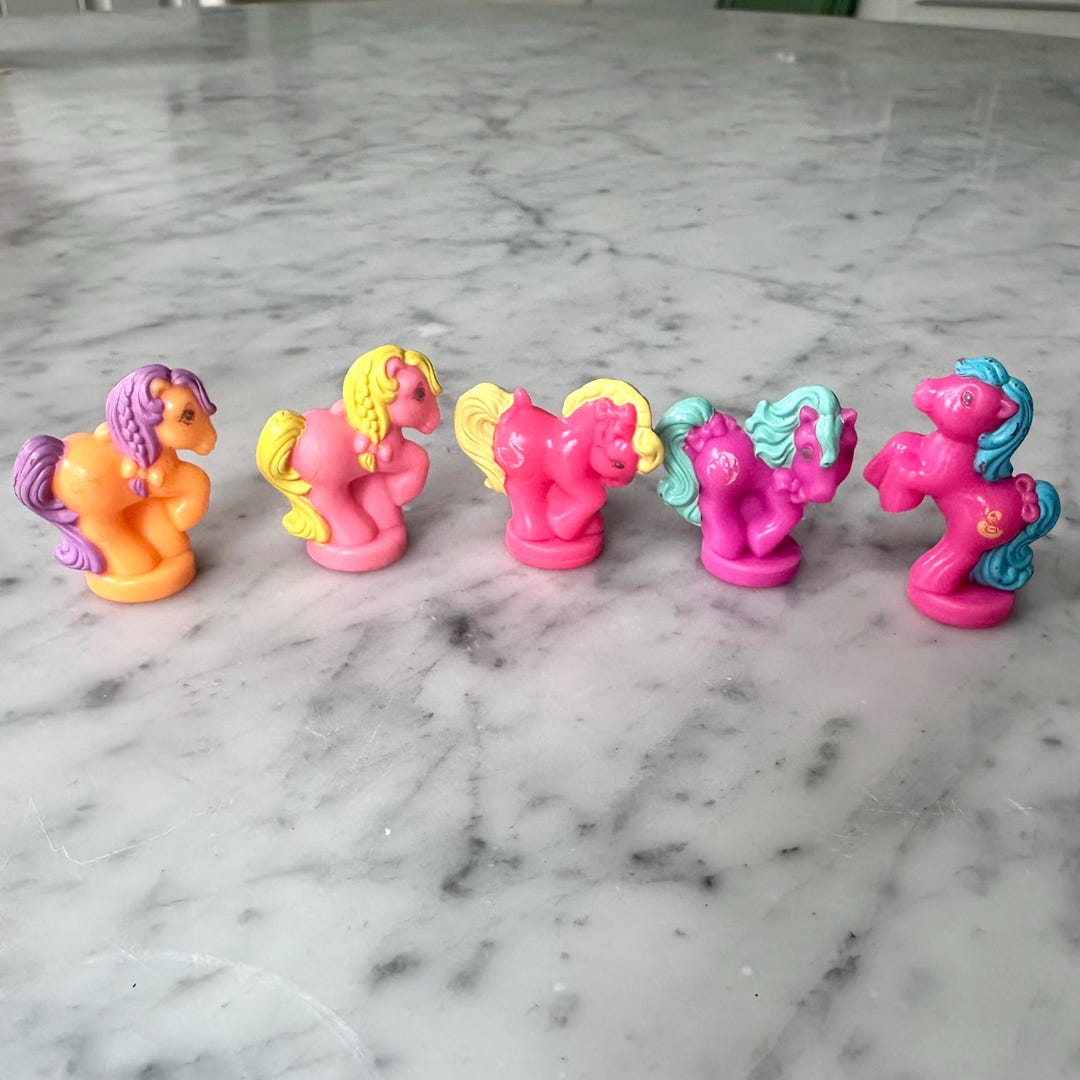 Vintage 80’s G1 My Little Pony-petite Ponies “pretty Pony Parade” Set ...