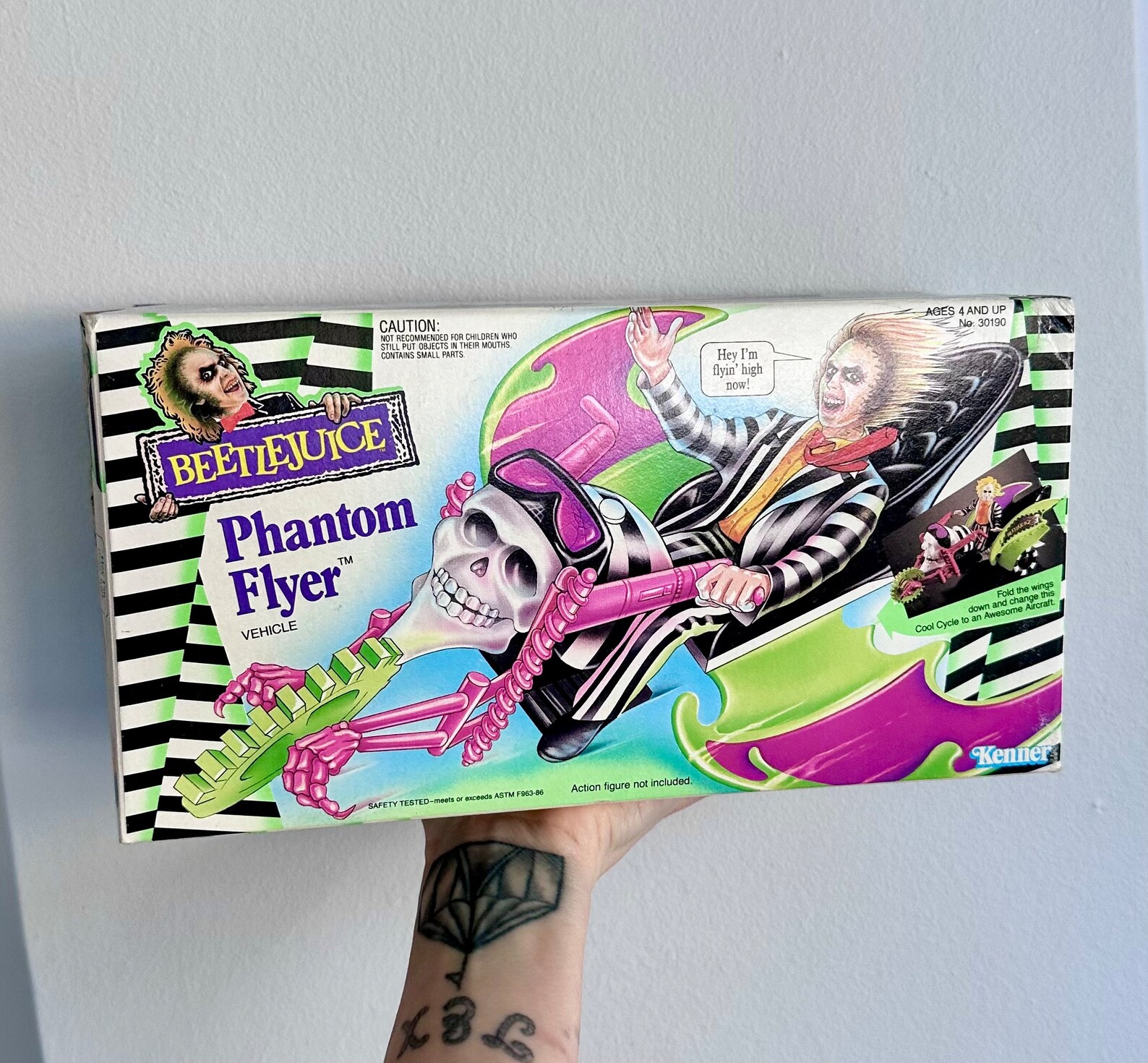Vintage 1989 Tim Burton Beetlejuice Phantom Flyer Car New in Box - Etsy