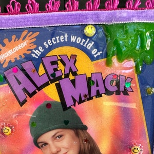90s Nickelodeon Alex Mack Book Resin Wall Art - Etsy