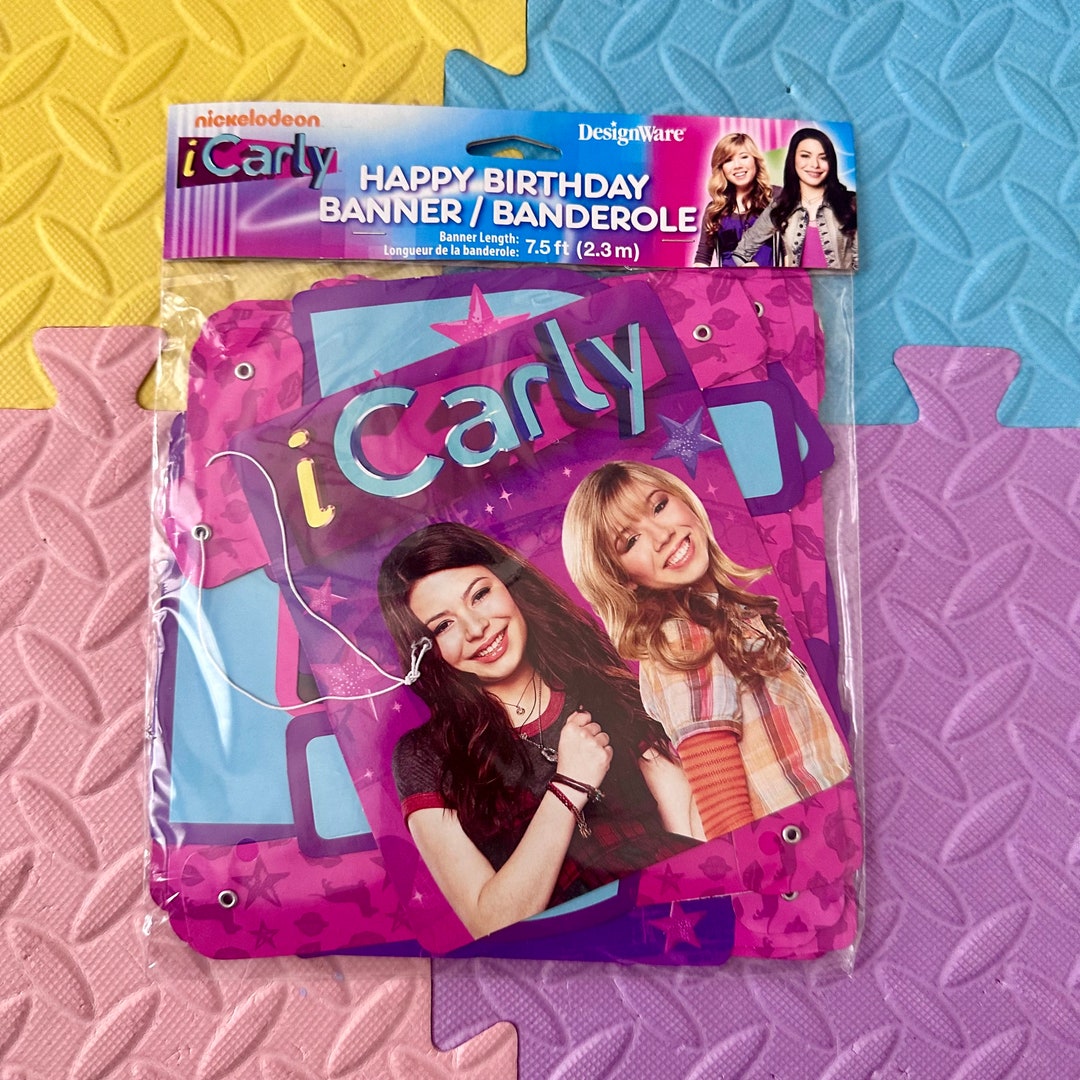 Nickelodeon Icarly Birthday Banner NEW in Package - Etsy