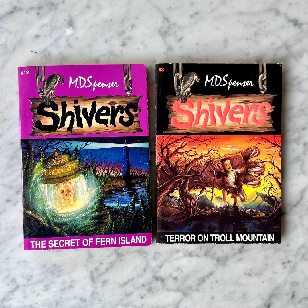 Vintage 90’s Shivers Books 8 & 12 by M.D. Spenser - Etsy