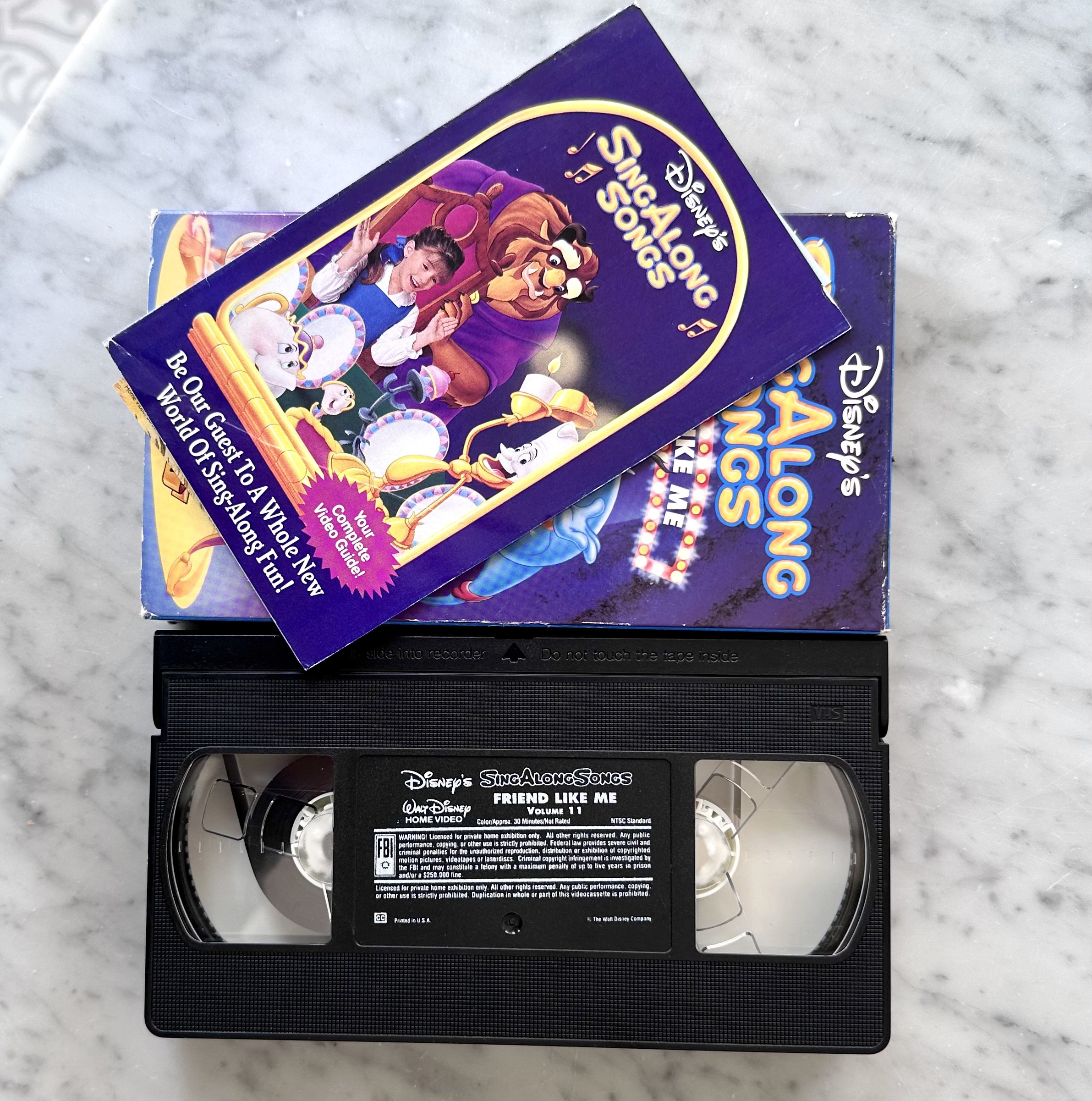 Vintage Disneys Aladdin Sing Along Song-friend Like Me VHS - Etsy