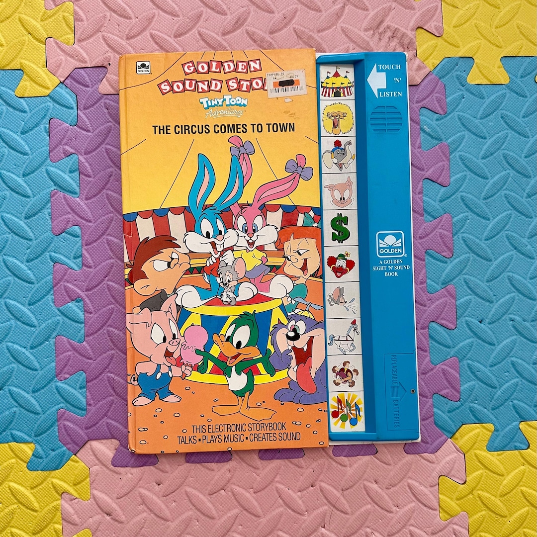Vintage 90’s Tiny Toons Adventures-golden Sound Story Book - Etsy