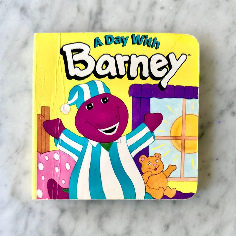 Barney Book - Etsy