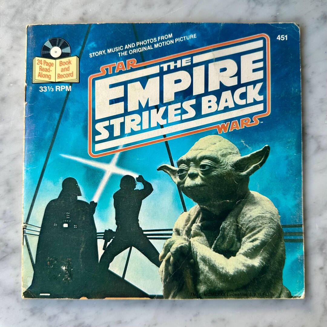 Vintage 1979 Star Wars “the Empire Strikes Back” Book & Record - Etsy